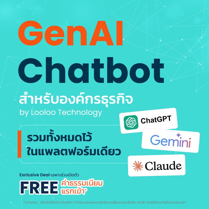 Chatbot AI จากเทคโนโลยีล้ำสมัย สู่กำไรที่จับต้องได้ – looloo
